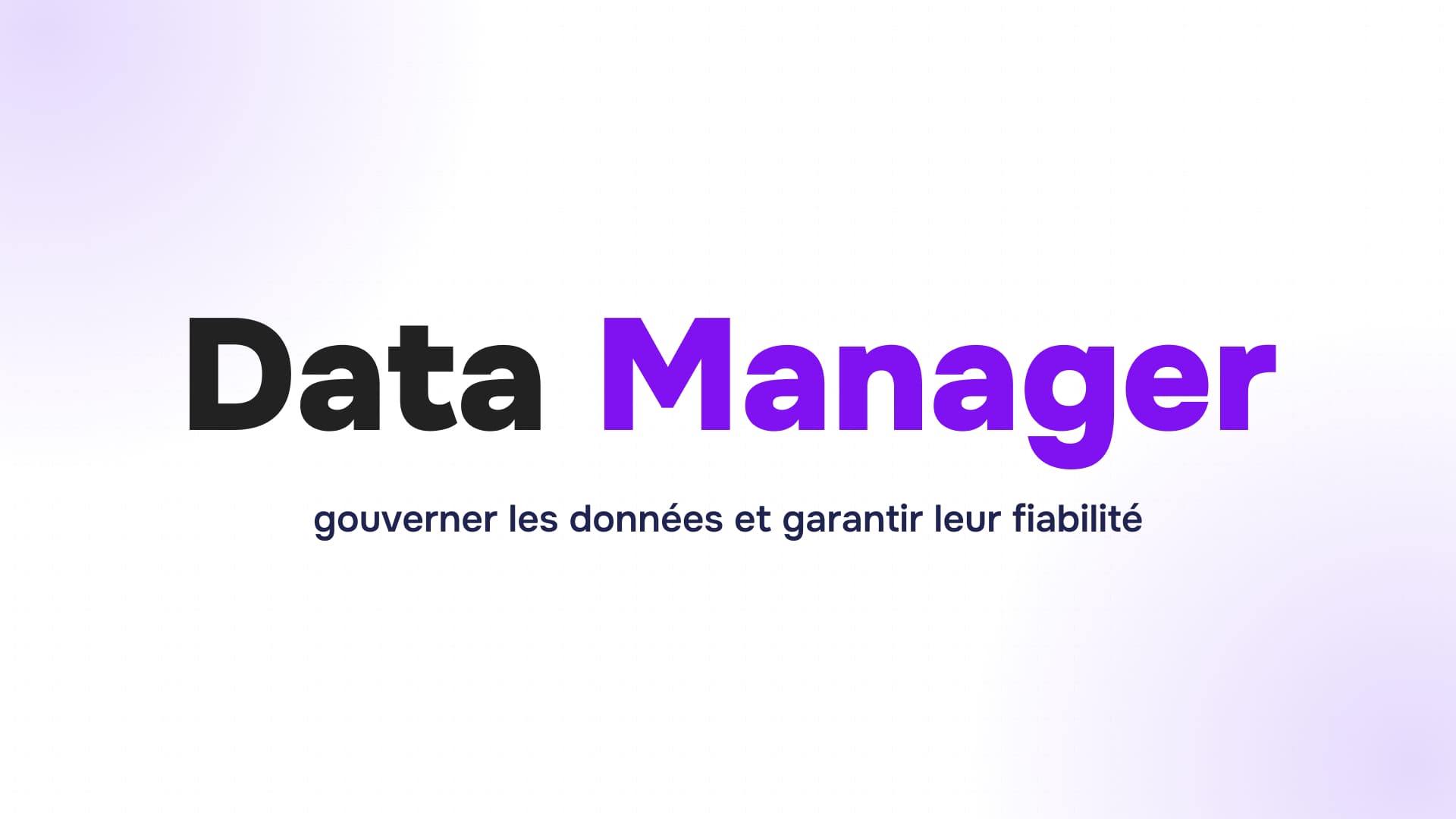 Formation Data manager : gouverner les données et garantir leur fiabilité